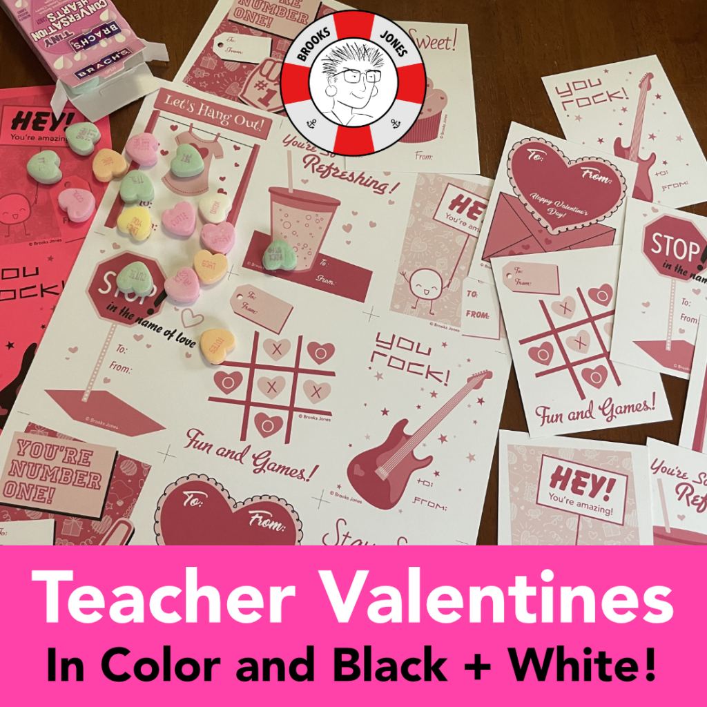 Valentine Classroom BUNDLE: Teacher Valentines and Heart Glasses ...