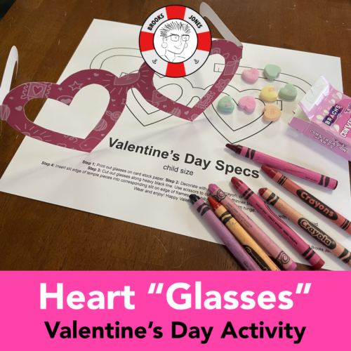 Valentine Classroom BUNDLE: Teacher Valentines and Heart Glasses ...