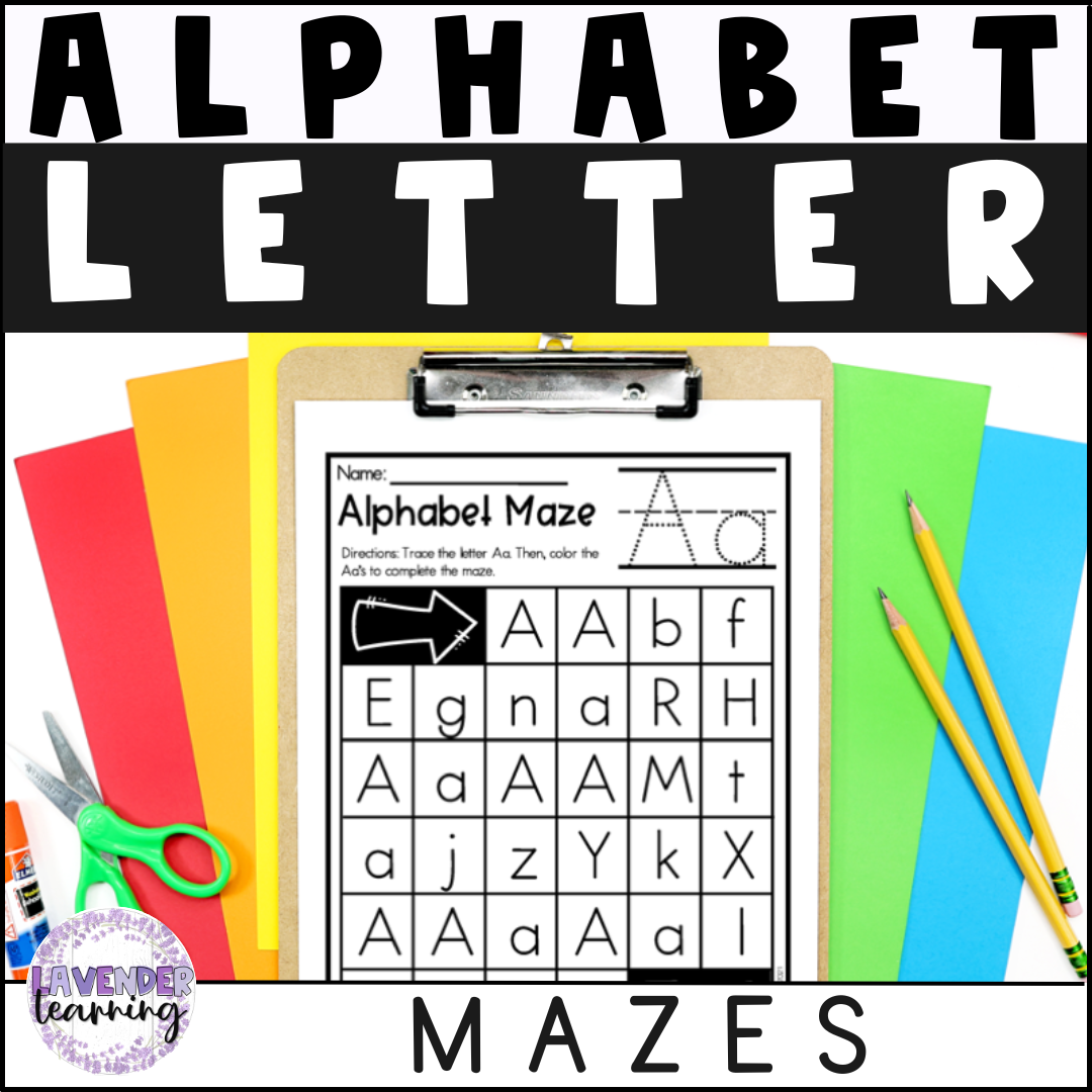 Alphabet Letter Recognition Worksheets and Activities - Alphabet Letter ...