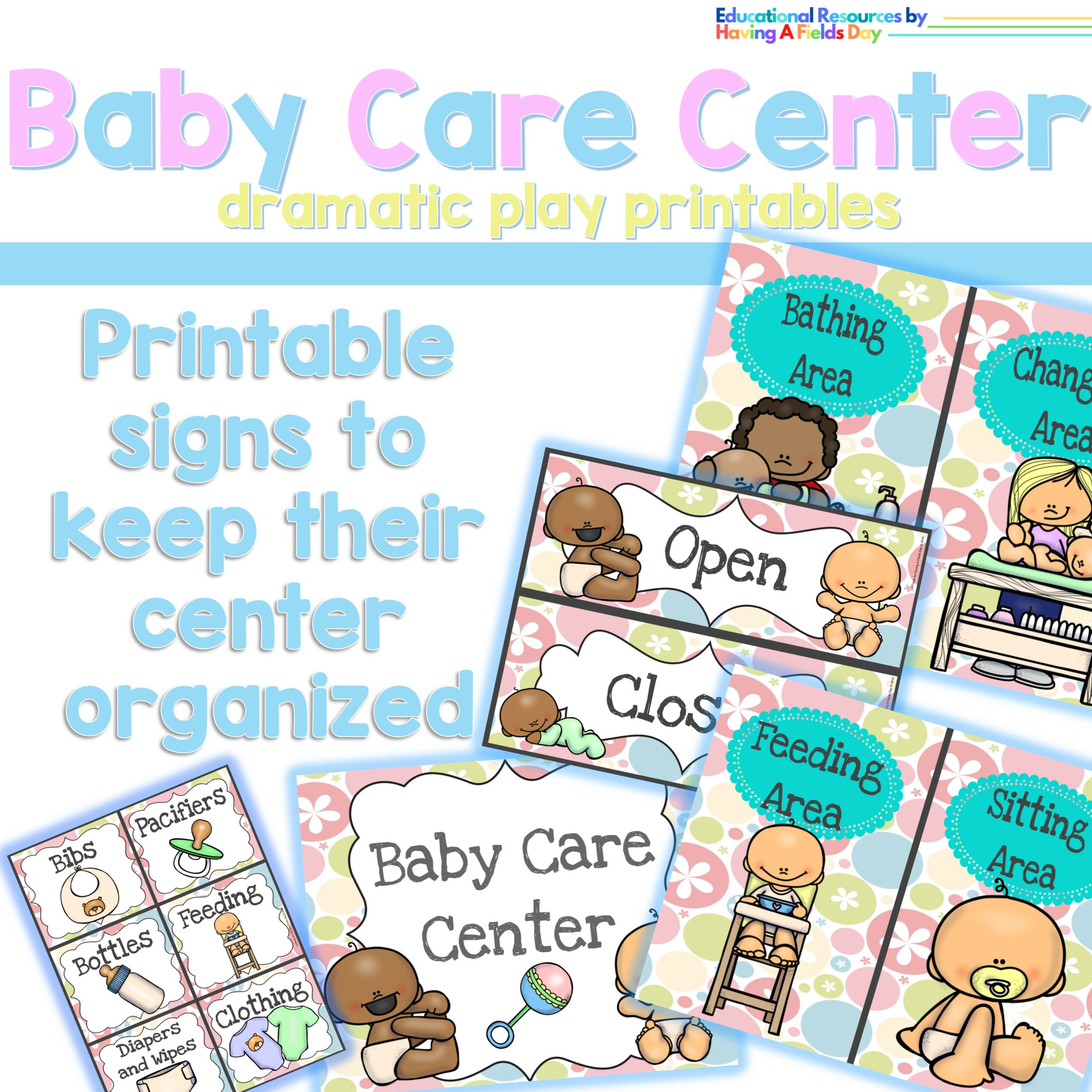 Dramatic Play - Baby Care Center | Daycare | Nursery | Made By Teachers