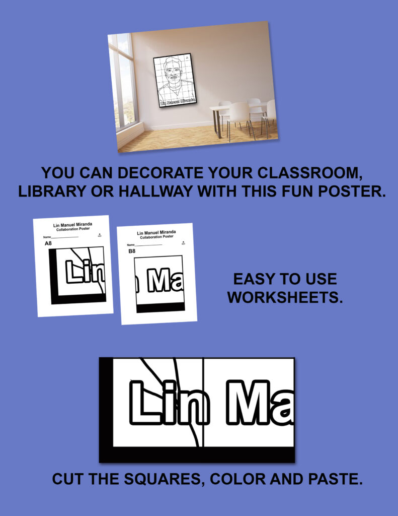 Lin Manuel Miranda Collaboration Poster | Made By Teachers