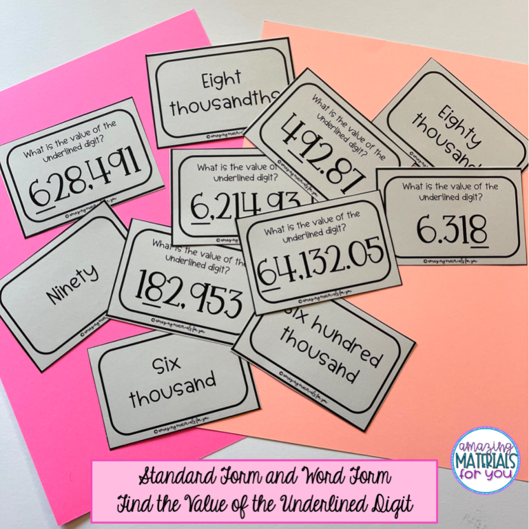 Place Value Card Games | Made By Teachers
