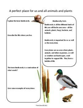 Biodiversity | Ecosystem Environment Earth Day Compatible with NGSS ...