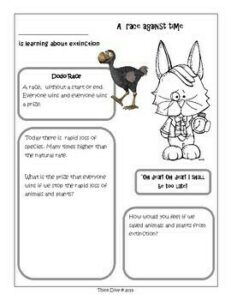 Animals Extinction Endangered | Alice & the Dodo Race Digital Activity ...