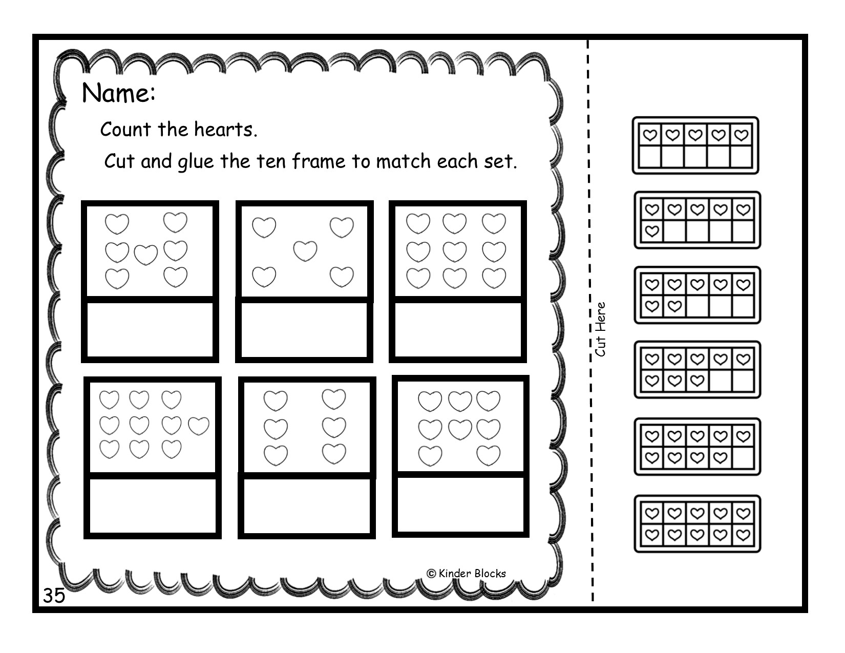 Valentine's Day Kindergarten Math Review | Made By Teachers
