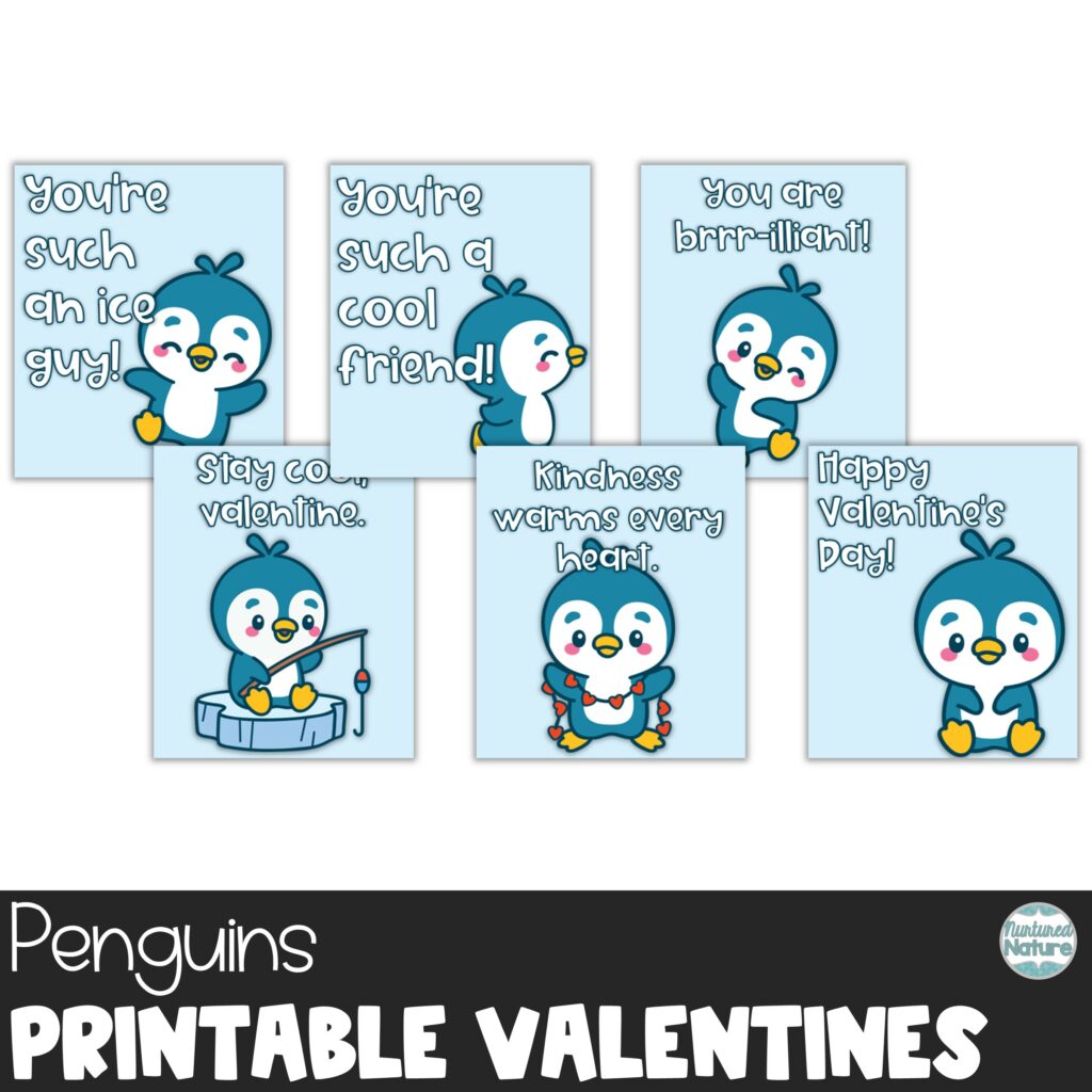 Penguin Valentines - Printable Cards for Students | Made By Teachers