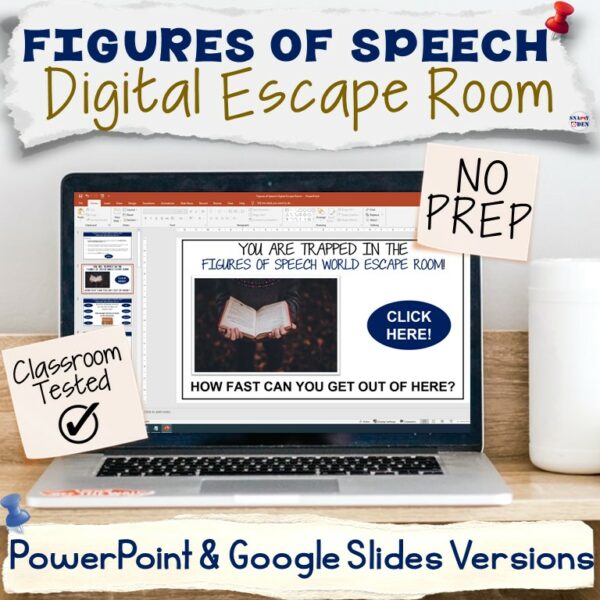 Figures of Speech Digital Escape Room - PowerPoint and Google Slides ...