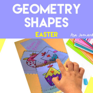Geometry Shapes Worksheet | Spring Easter Chickens | Made By Teachers
