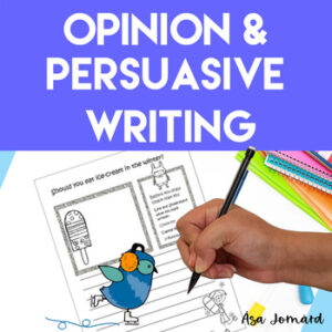 Winter Themed Opinion Persuasive Writing Prompts & Posters, Digital ...