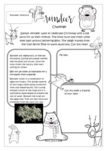 Festive Reindeer Challenge | PBL Resource Biomimicry Design Inspired by ...