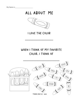 Science Activity All about Me & My Colorful Animal | Made By Teachers