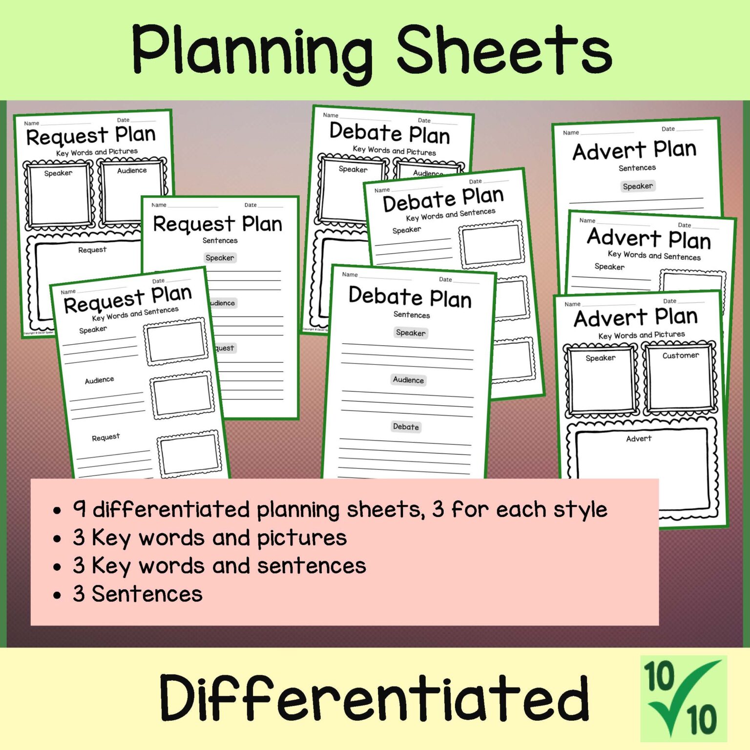 Creative Writing Fun Activity - Persuasive Genre - Roll a Story Style ...