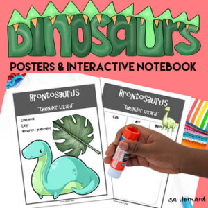 Dinosaurs | Posters Interactive Notebook Project Based Learning | Made ...