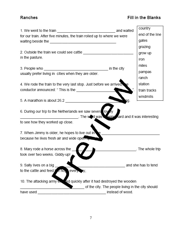 Vocabulary Builder Fill in the Blanks worksheets Level 3 | Made By Teachers