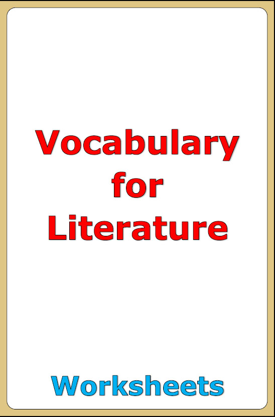 Vocabulary for Literature (Elementary School Level) worksheets | Made ...