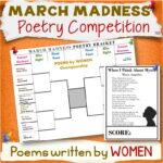 March Madness - Women Poets - Poetry Competition - Editable Poems ...