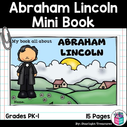 Abraham Lincoln Mini Book for Early Readers: Presidents' Day | Made By ...