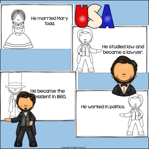 Abraham Lincoln Mini Book for Early Readers: Presidents' Day | Made By ...