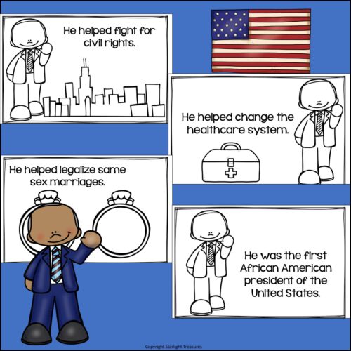 Barack Obama Mini Book for Early Readers: Presidents' Day | Made By ...