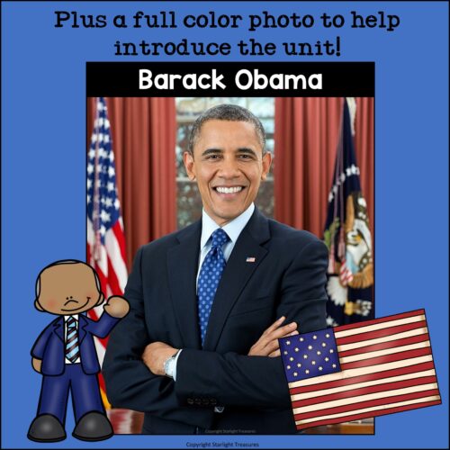 Barack Obama Mini Book for Early Readers: Presidents' Day | Made By ...