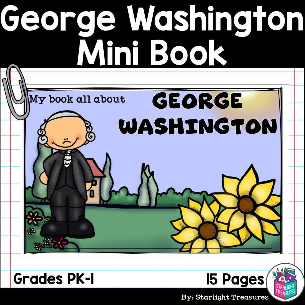 George Washington Mini Book for Early Readers: Presidents' Day | Made ...