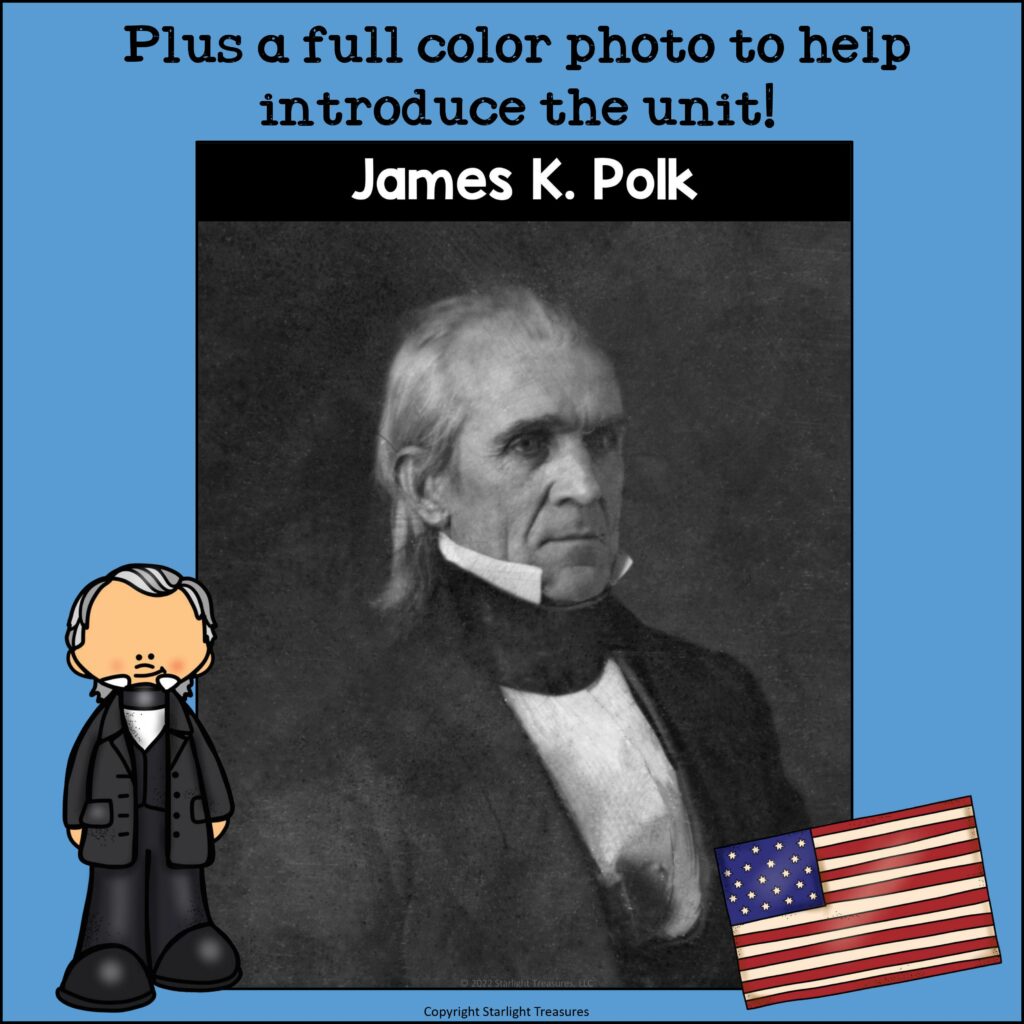 James K. Polk Mini Book for Early Readers: Presidents' Day | Made By ...