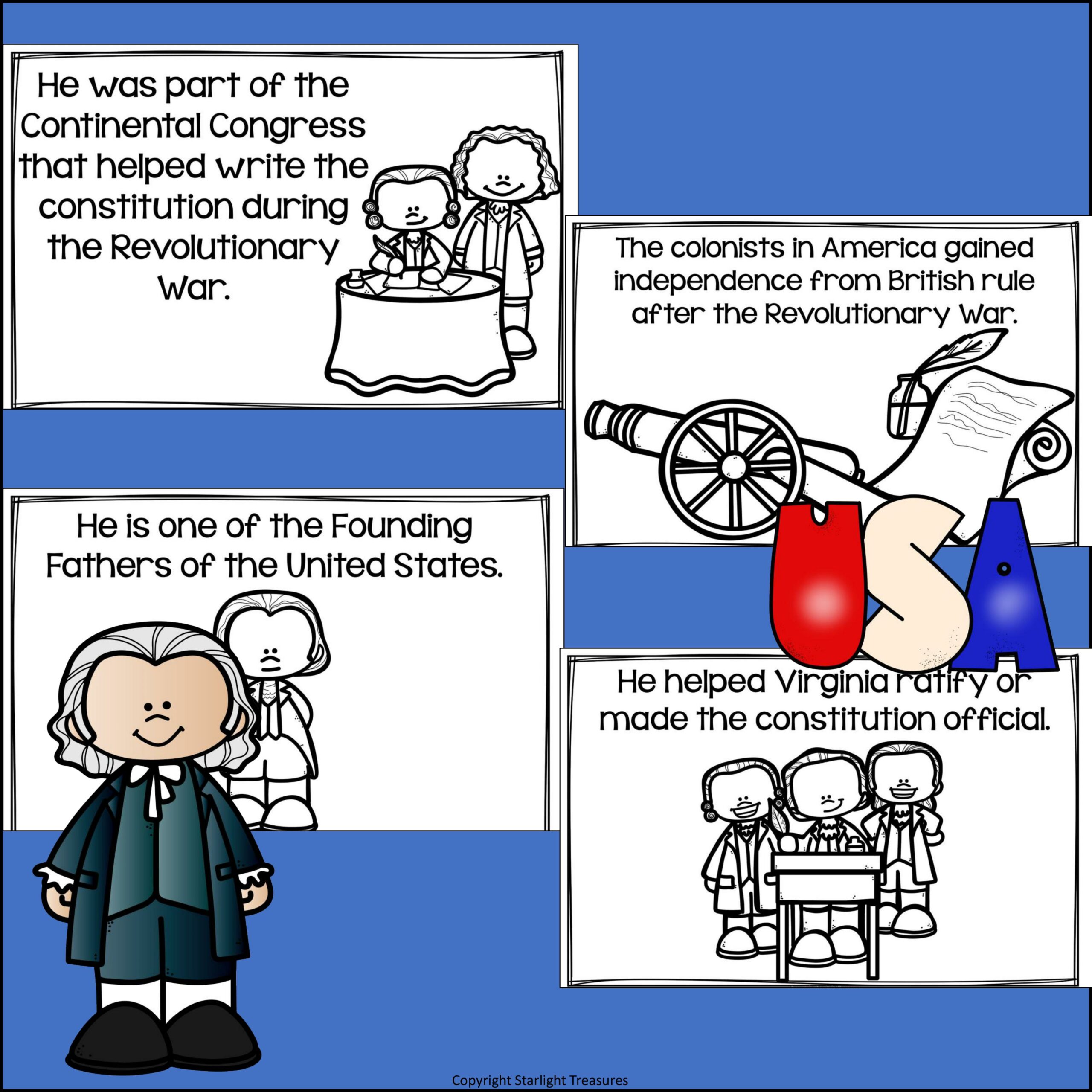 James Madison Mini Book for Early Readers: Presidents' Day | Made By ...