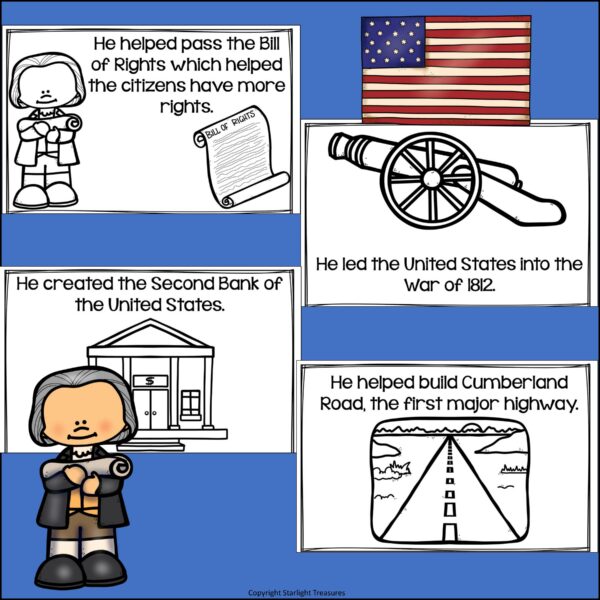 James Madison Mini Book for Early Readers: Presidents' Day | Made By ...