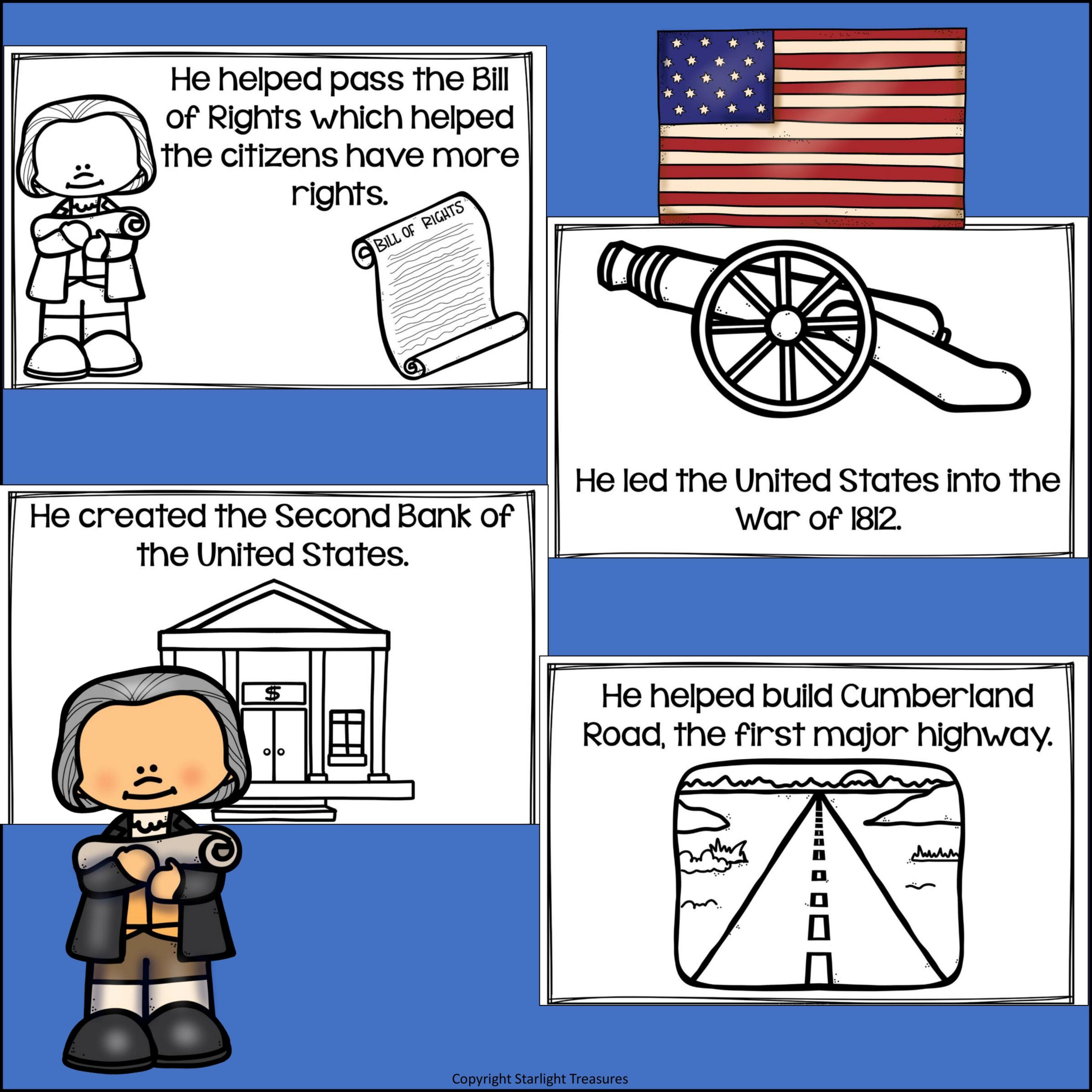 James Madison Mini Book for Early Readers: Presidents' Day | Made By ...