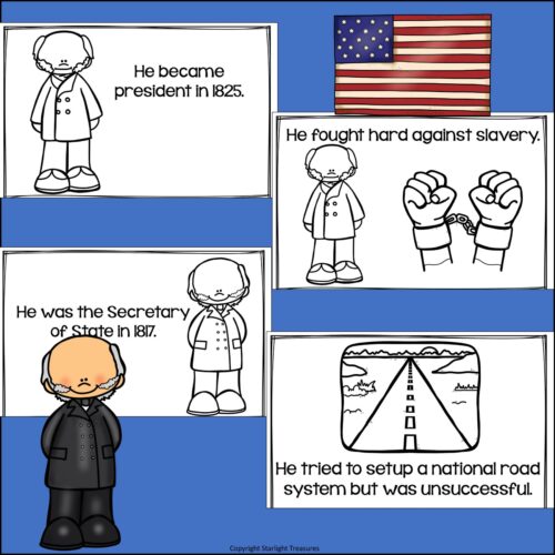 John Quincy Adams Mini Book for Early Readers: Presidents' Day | Made ...