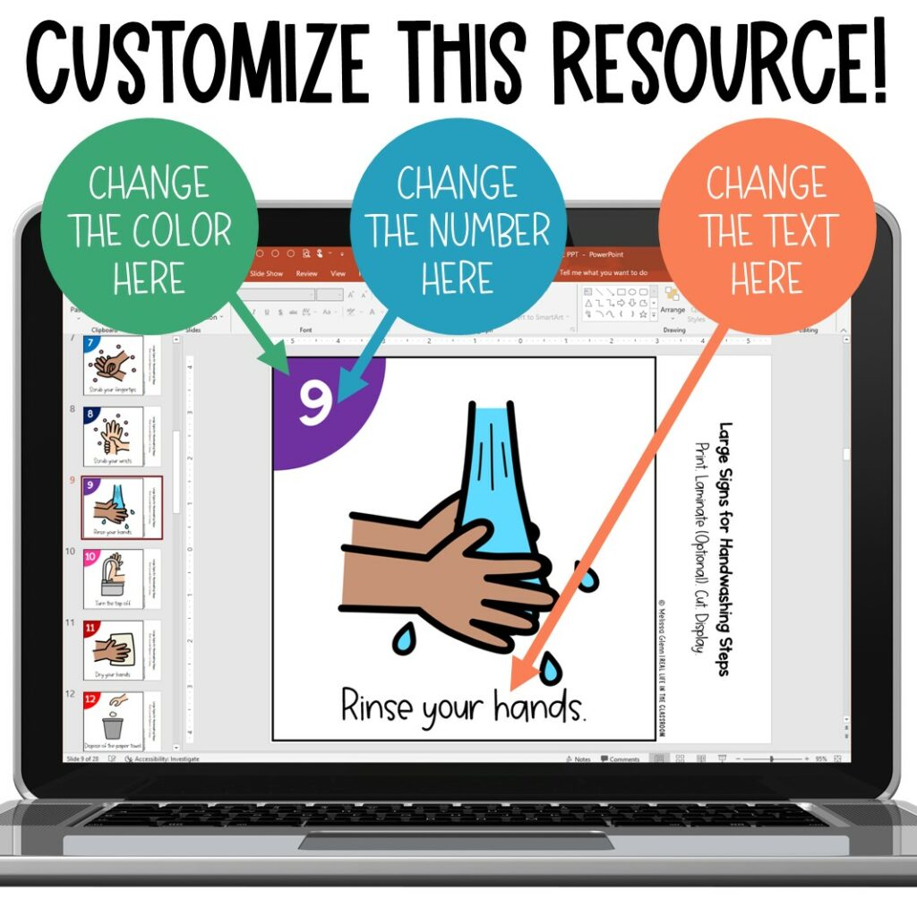 Hand Washing Posters | Editable | Made By Teachers