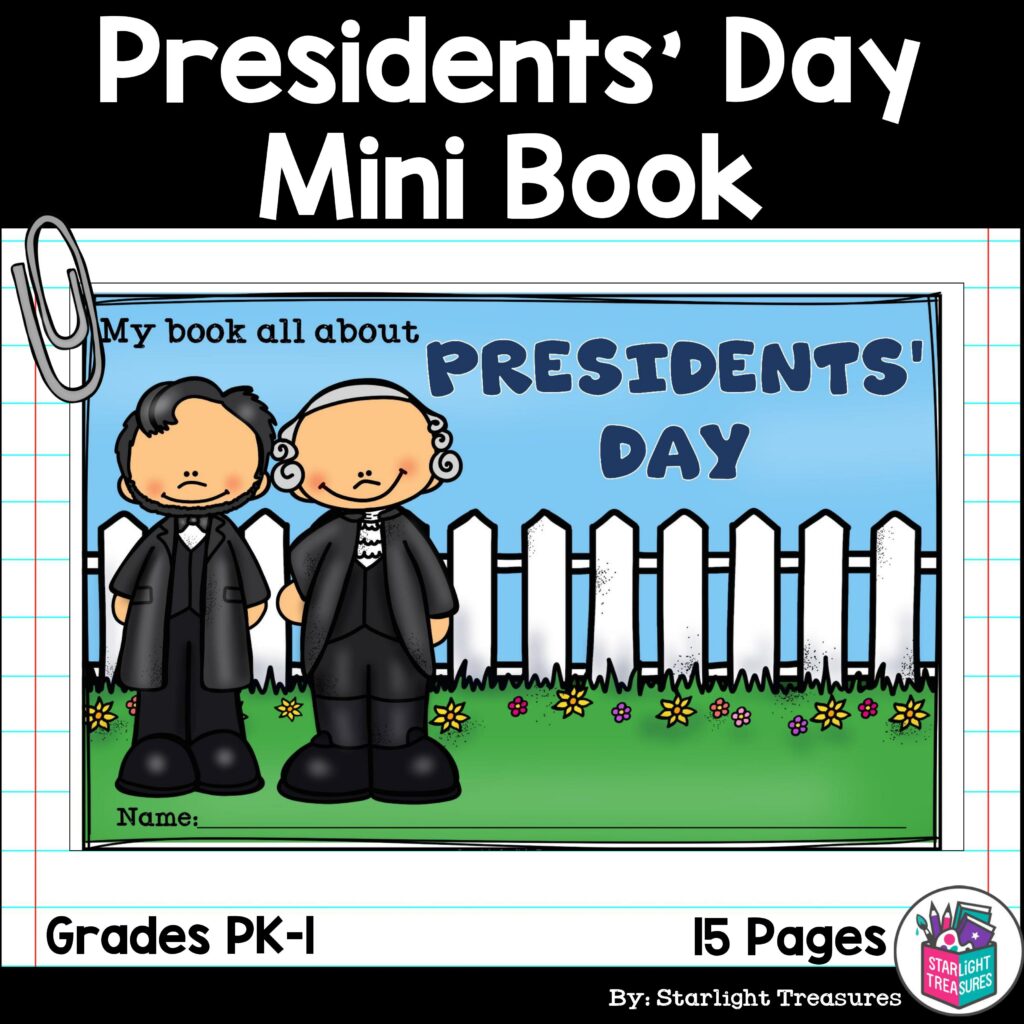 Presidents' Day Mini Book for Early Readers: Presidents' Day | Made By ...
