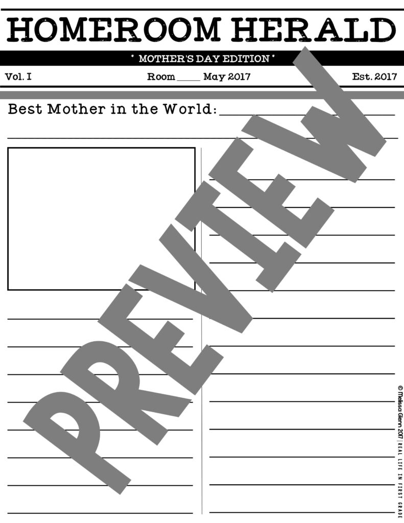 Mother's Day Writing and Craft Activities | Made By Teachers