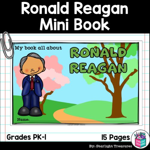 Ronald Reagan Mini Book for Early Readers: Presidents' Day | Made By ...