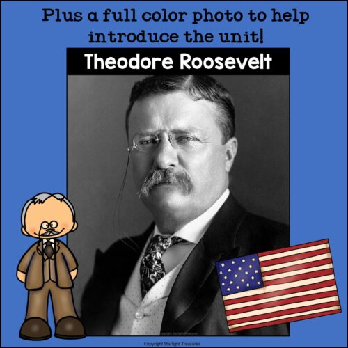 Theodore Roosevelt Mini Book for Early Readers: Presidents' Day | Made ...