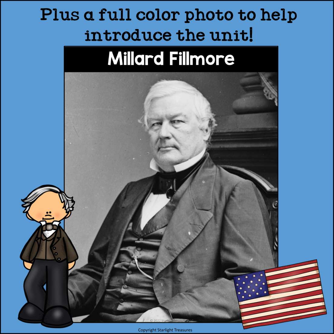 Millard Fillmore Mini Book for Early Readers: Presidents' Day | Made By ...