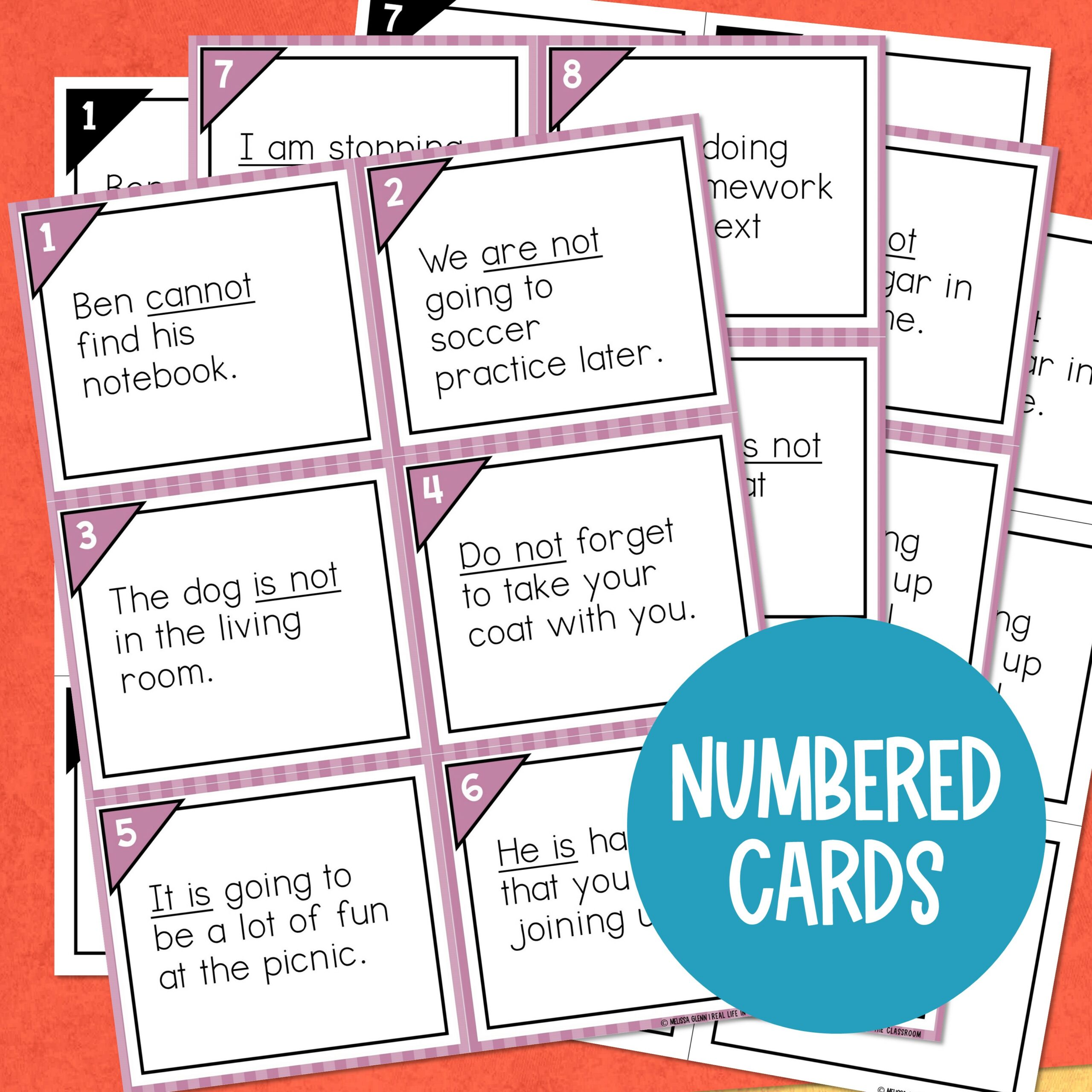 Contractions - Grammar Practice - Write the Room Activity | Made By ...