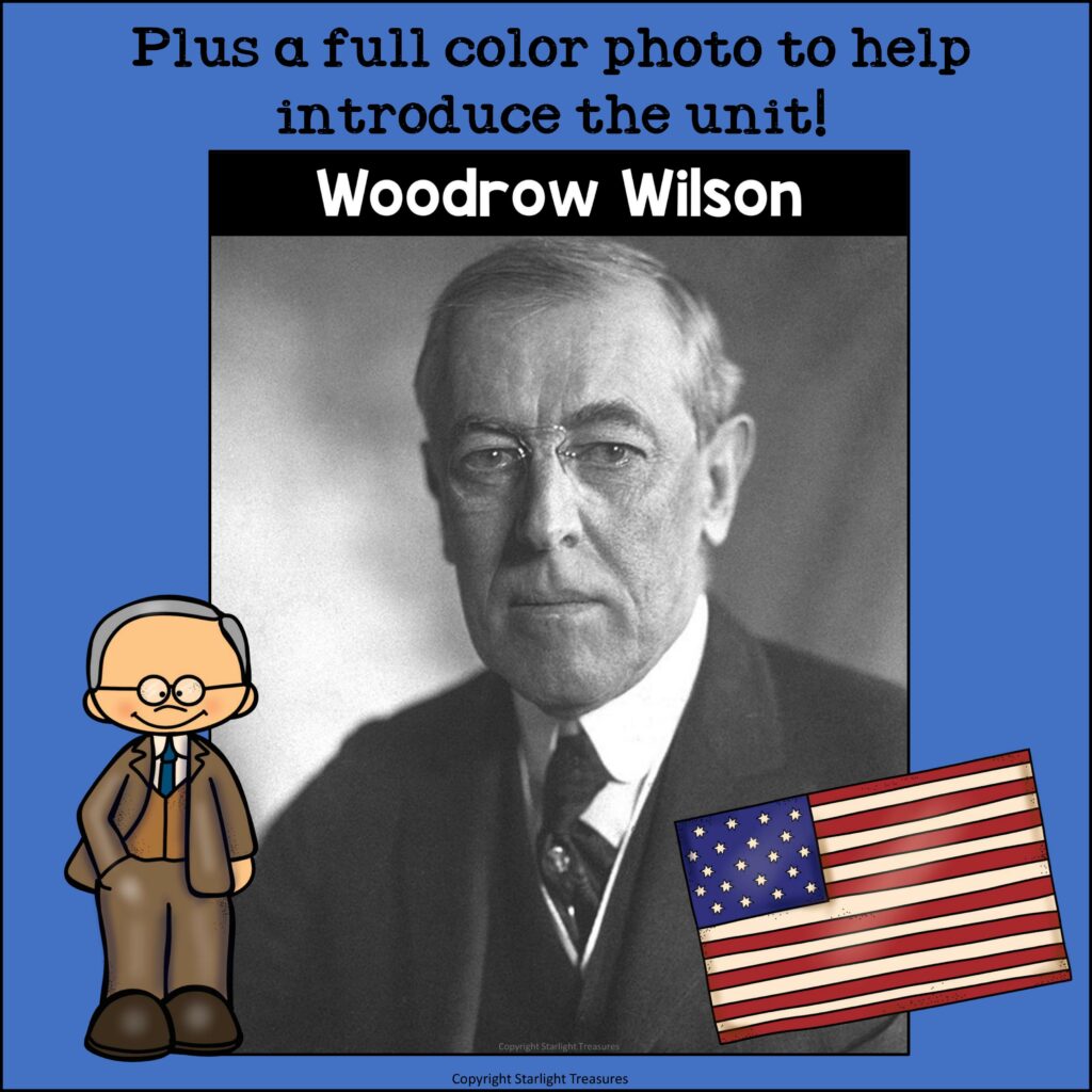 Woodrow Wilson Mini Book for Early Readers: Presidents' Day | Made By ...