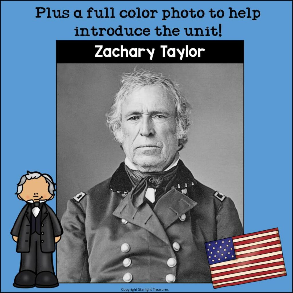 Zachary Taylor Mini Book for Early Readers: Presidents' Day | Made By ...