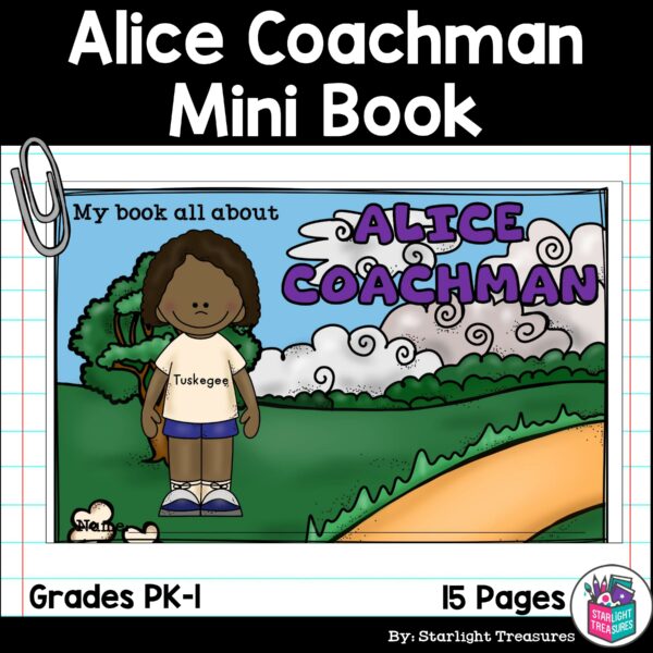 Alice Coachman Mini Book for Early Readers: Black History Month | Made ...