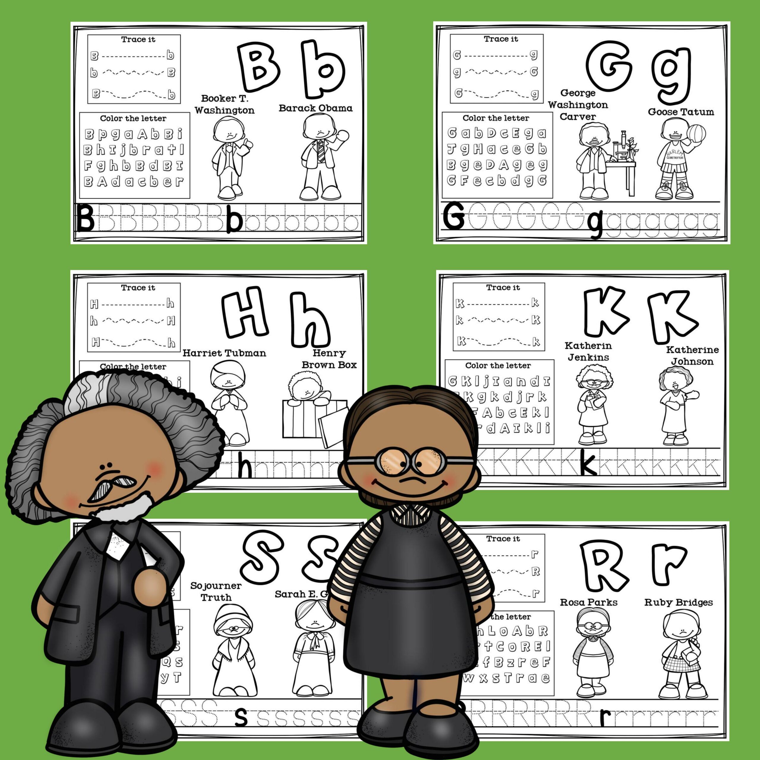 Alphabet Workbook: Worksheets A-Z Black History Month | Made By Teachers