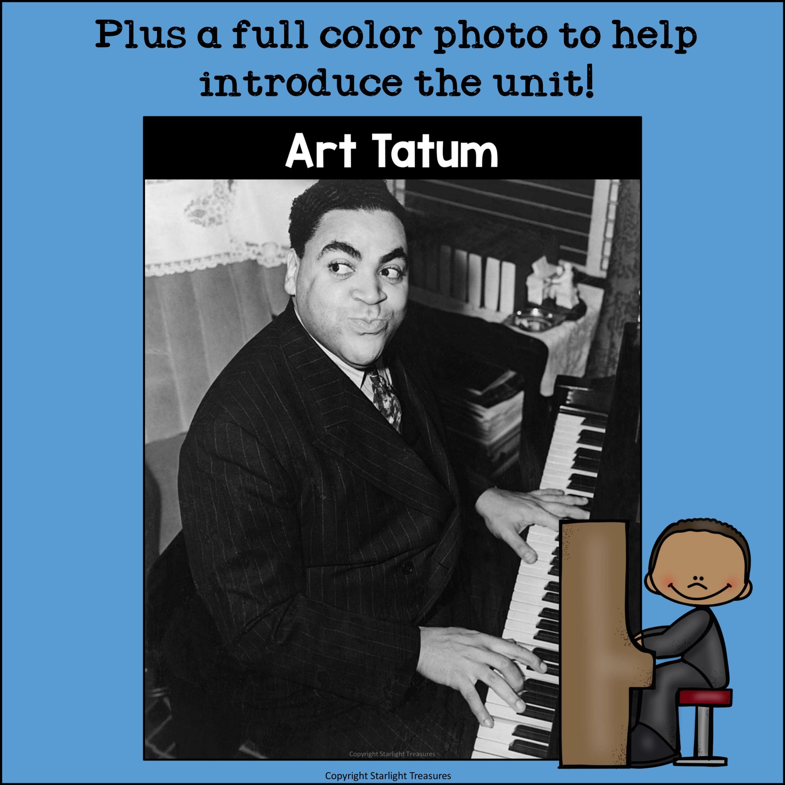 Art Tatum Mini Book for Early Readers: Black History Month | Made By ...