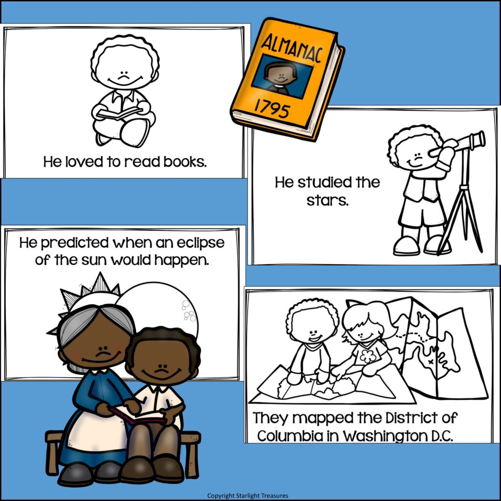 Benjamin Banneker Mini Book for Early Readers: Black History Month ...