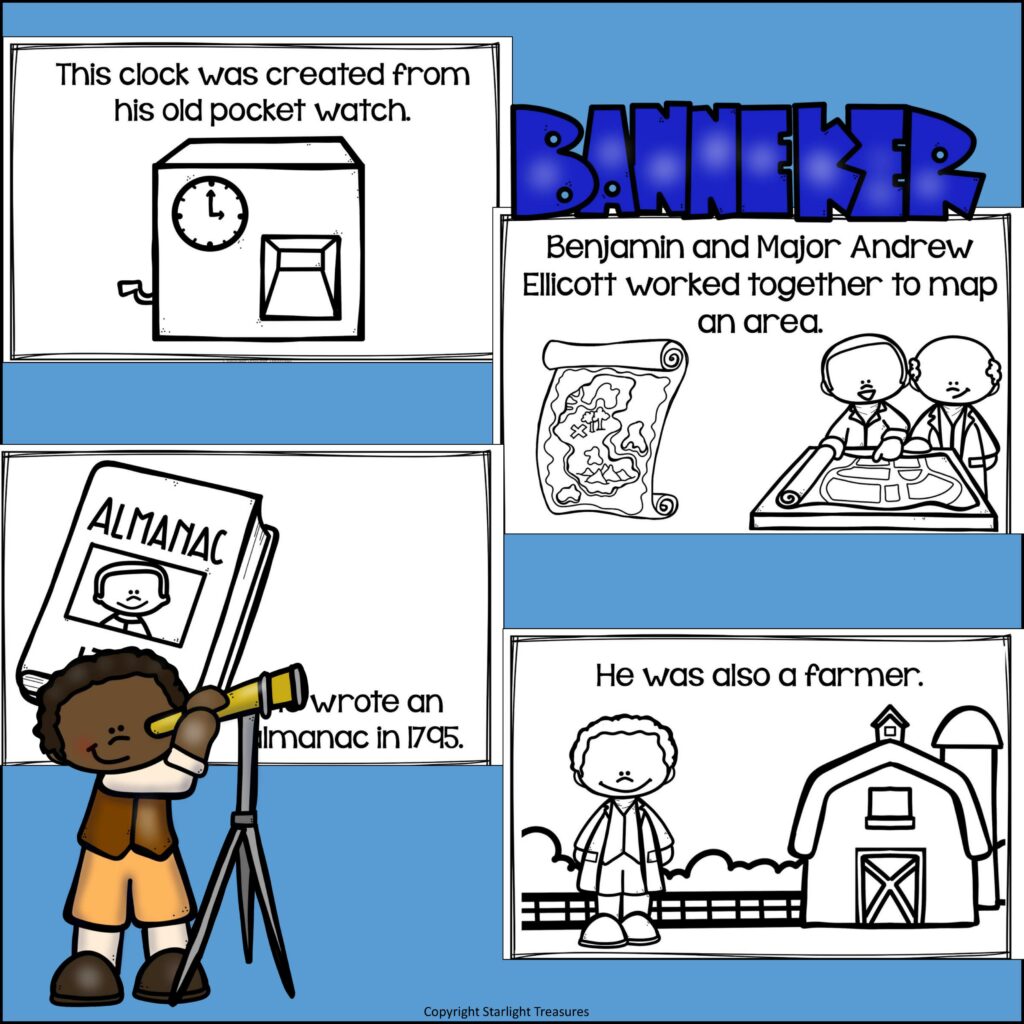 Benjamin Banneker Mini Book for Early Readers: Black History Month ...