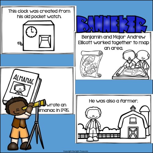 Benjamin Banneker Mini Book for Early Readers: Black History Month ...