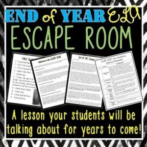 End of Year ELA Escape Room - Pop Culture Edition | Made By Teachers