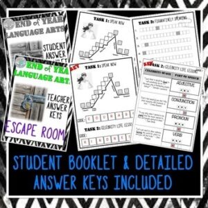 End of Year ELA Escape Room - Pop Culture Edition | Made By Teachers