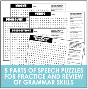 Free Grammar Activity Word Searches | Made By Teachers