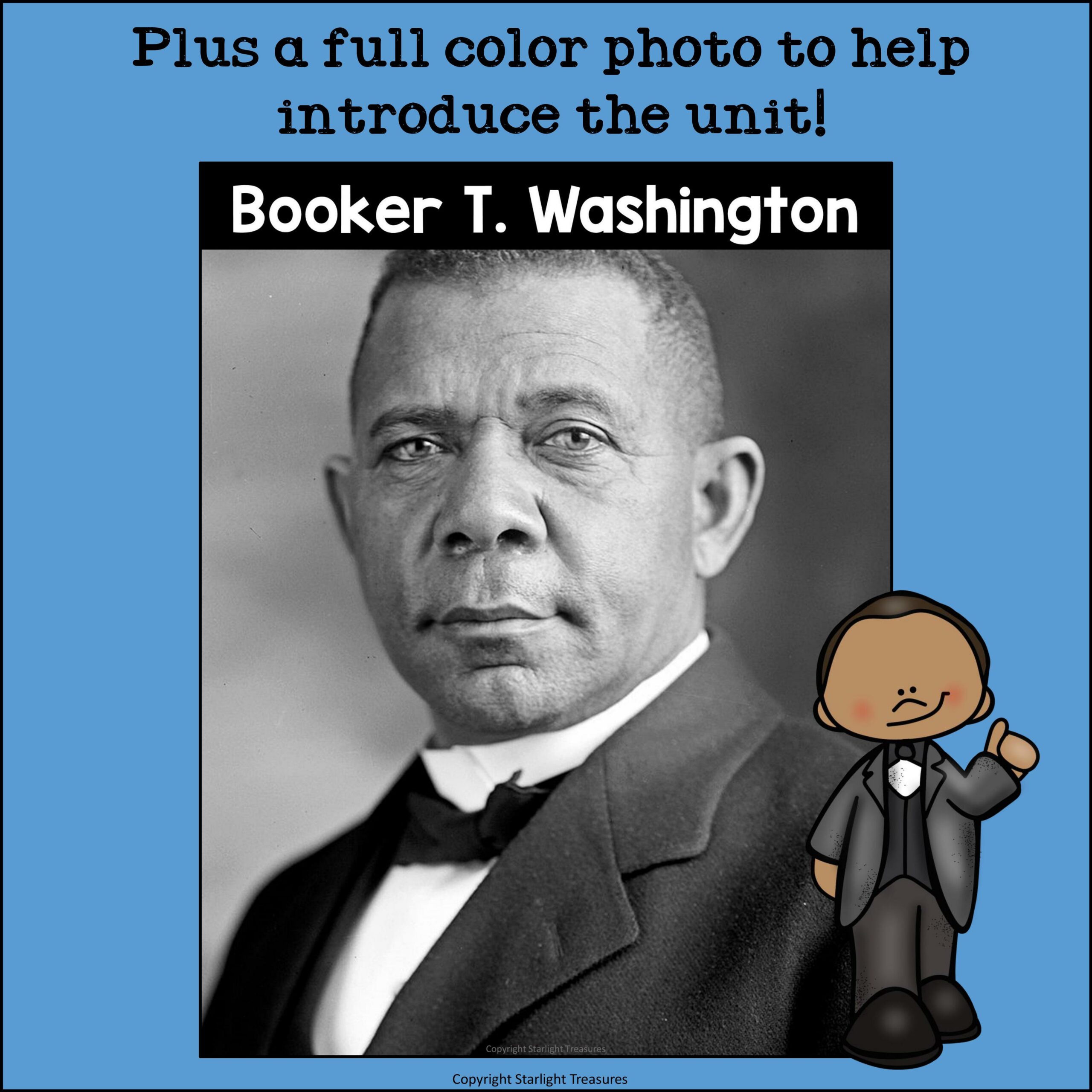 Booker T. Washington Mini Book for Early Readers: Black History Month ...