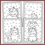 Valentine Unicorn Coloring Pages | Valentine's Day Coloring Pages ...